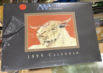 1995 Magic The Gathering Calendar MTG Wall Calendar Vintage SEALED | eBay
