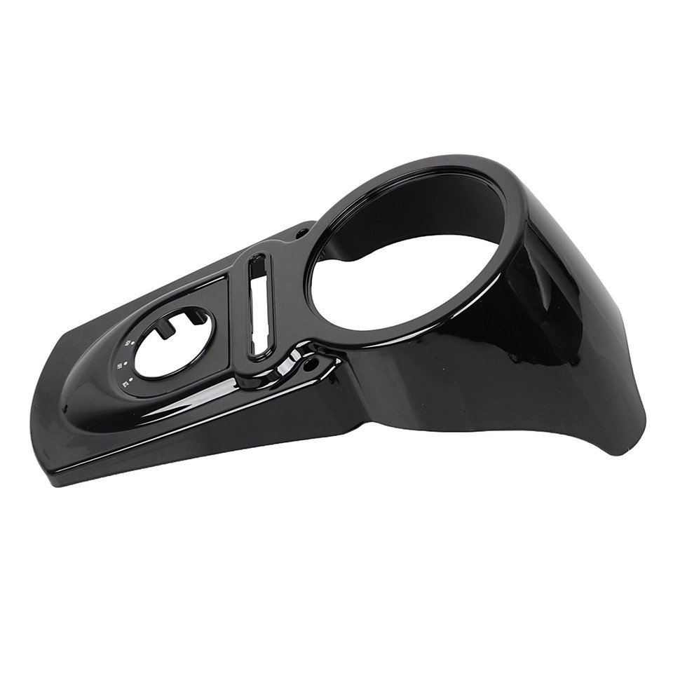 Black Tank Dash Panel Cover Speedo Housing For Harley Dyna Wide Glide ...