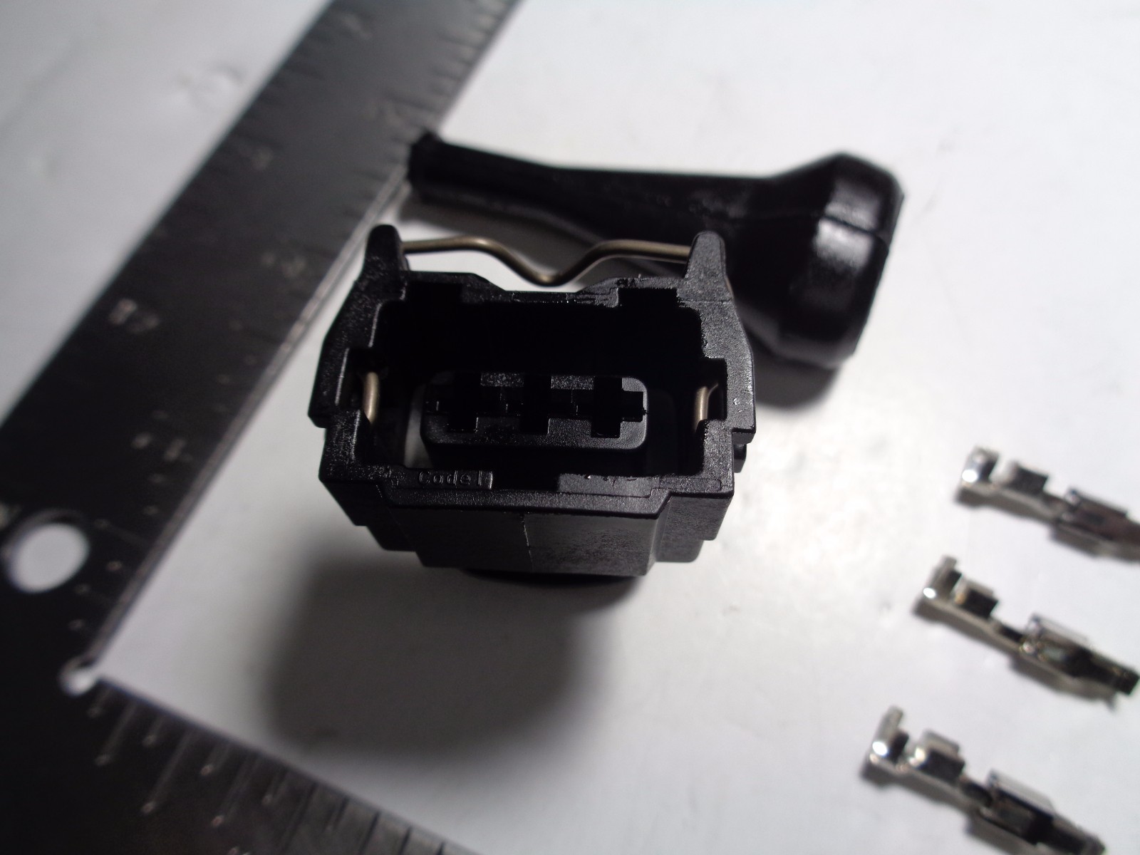 BOSCH 3 PIN FEMALE CONNECTOR FOR INJECTOR ENGINE HARNESS DME HARNESS ...