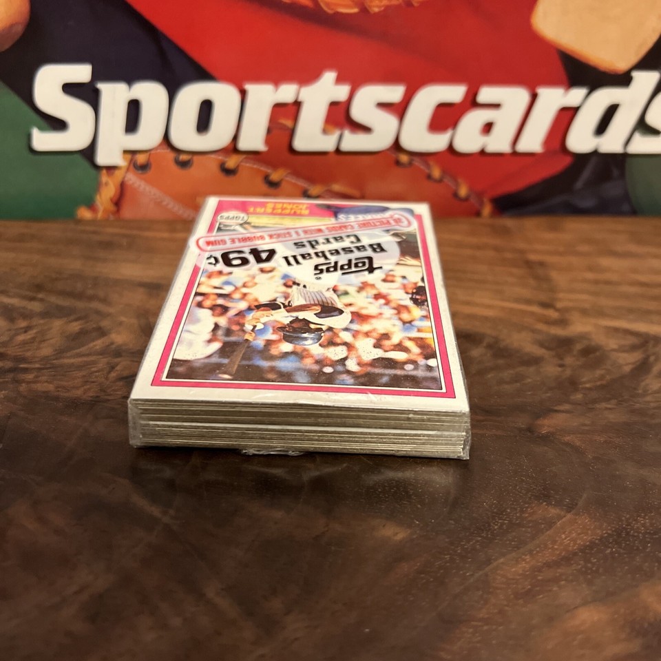 🔥1981 TOPPS BASEBALL 28 CARD Factory CELLO Pack Yankees On Top | eBay