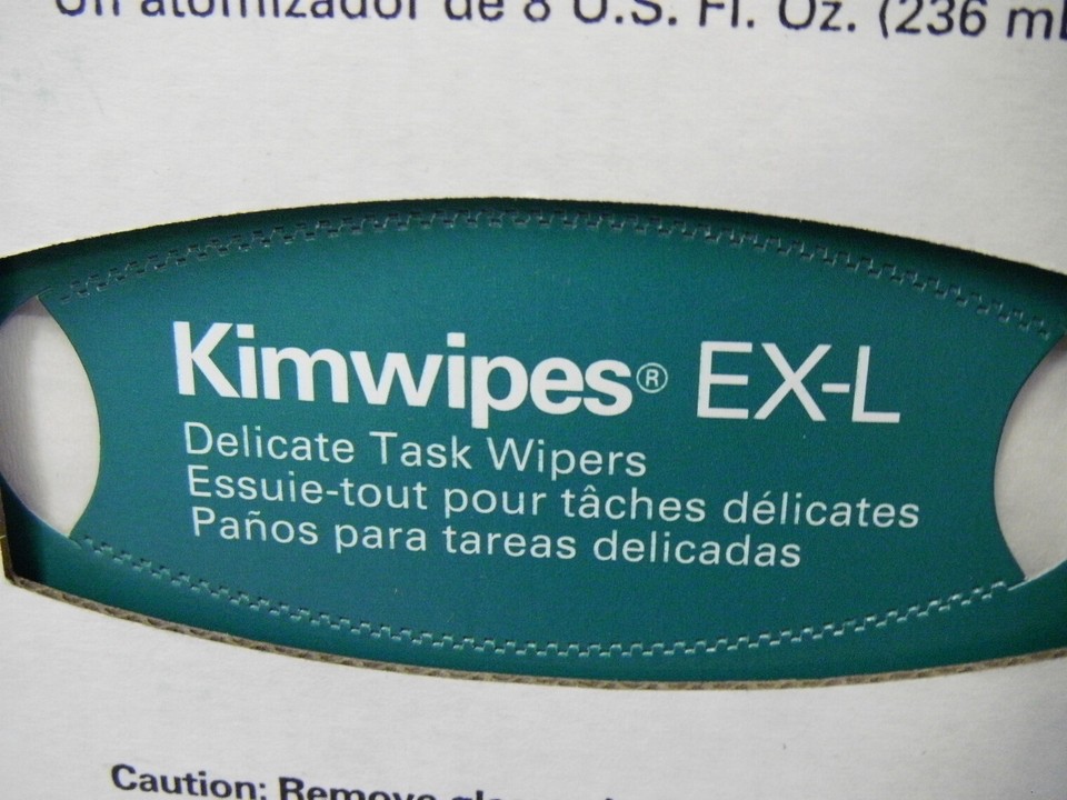 Kimberly Clark 34622 Kimwipes EX-L Eyeglass Lens Cleaning Station Lint ...