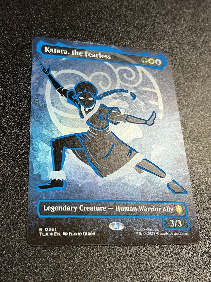 2025 MTG The Last Airbender EN Battle Pose Neon Ink #0361 Katara the ...