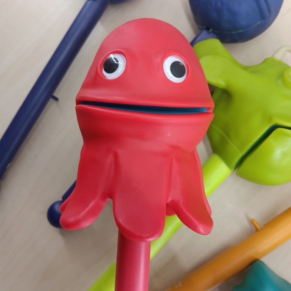 Educational Insights Puppet on a Stick Octopus, Fish, Shark, and Others ...