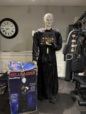 Spirit Halloween Gemmy Hellraiser Pinhead Animatronic Prop Lifesize ...