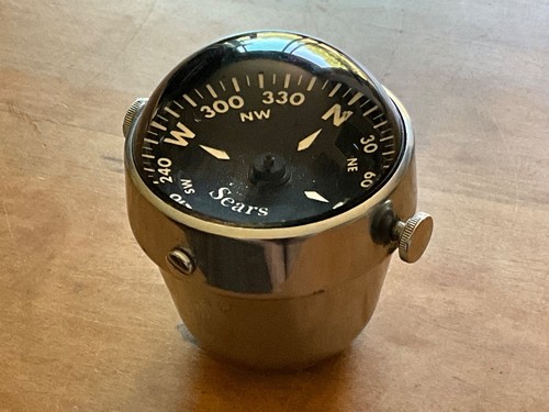 Vintage Sears Nautical Navigation Marine Boat Spherical Compass | eBay