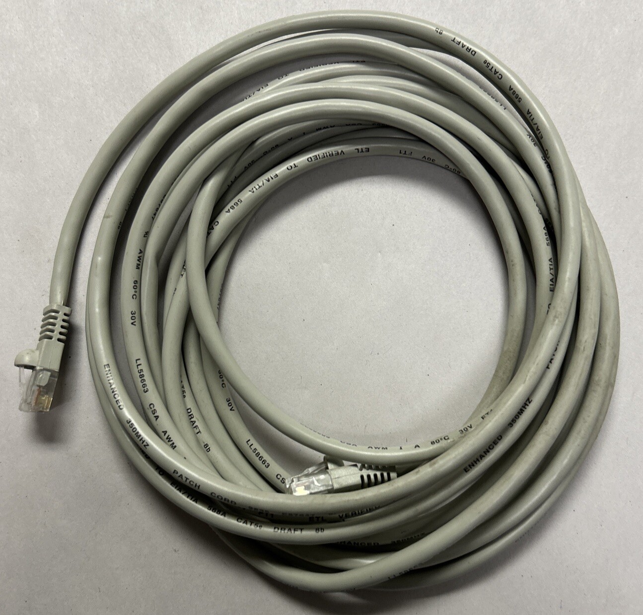 CALVERT WIRE,C241ST-15,ETHERNET CABLE 15FT | eBay