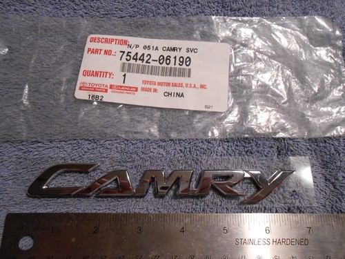 GENUINE OEM TOYOTA CAMRY XLE (2012-2016) TRUNK EMBLEMS 75442-06190 ...