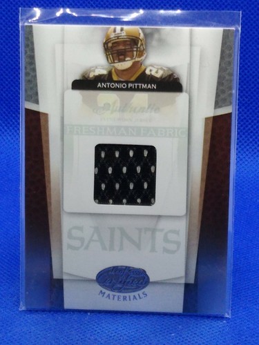 ANTONIO PITTMAN 2007 LEAF CERTIFIED MATERIALS JERSEY ROOKIE CARD #204 # ...