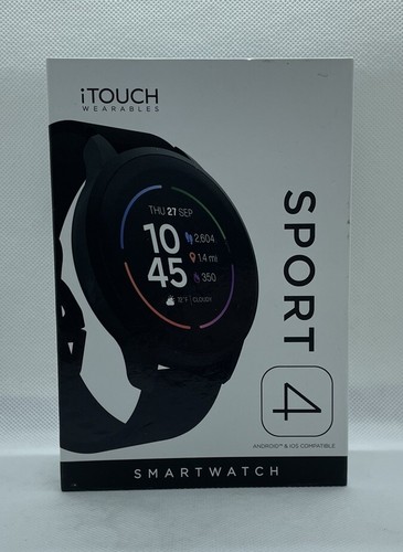 iTouch Sport 4 Smartwatch Fitness Heart Rate,Custom Face, 100+ Sports ...