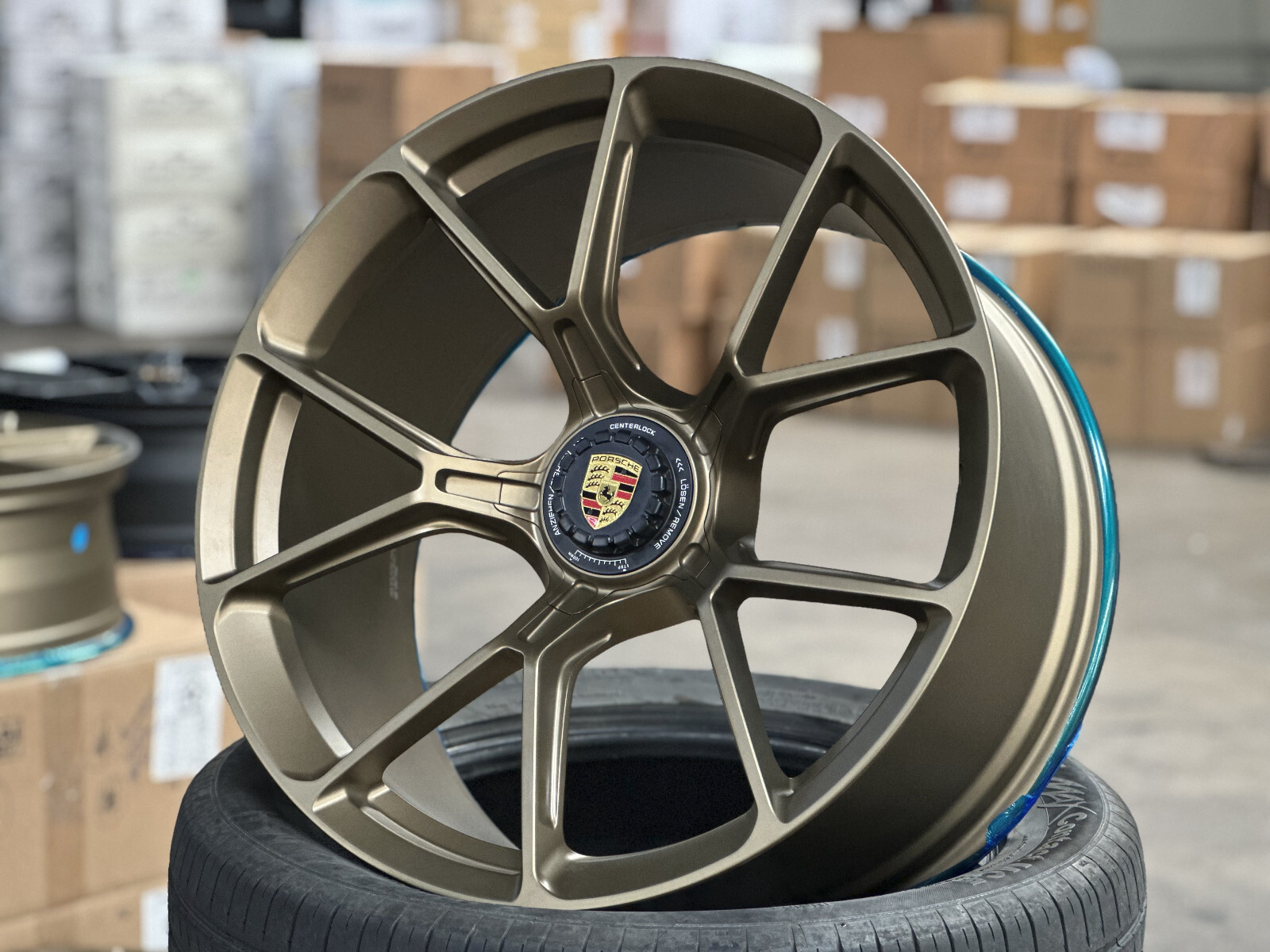 21" Lenso Blackout Forged GT3 RS Wheel (Set of 4) Porsche Macan S 5x112 ...