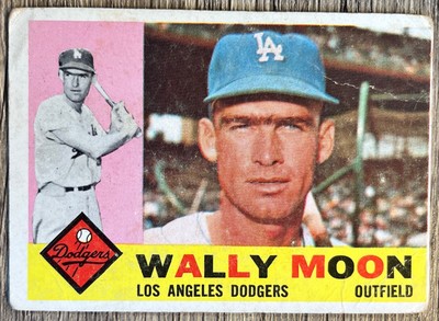 WALLY MOON 1960 TOPPS VINTAGE BASEBALL CARD #5 DODGERS | eBay