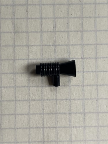 LEGO Parts 1x 4349 Black Minifigure, Utensil Loudhailer Megaphone Star ...