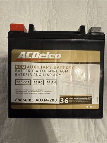 ACDelco Gold AGM Battery Maintenance Free Leak Proof Deep Cycle Power ...