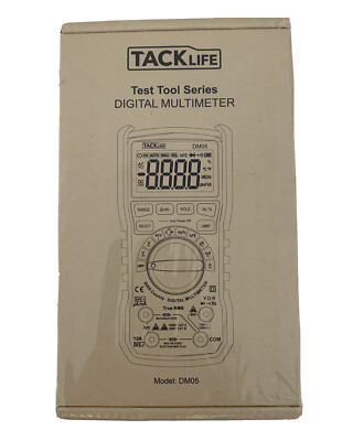 TACKlife Multimeter DM05 Electronic Tester, TRMS 6000 Counts, Auto ...