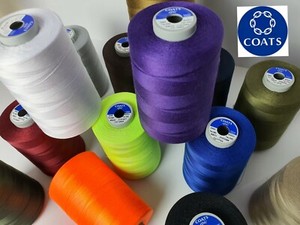 COATS EPIC TKT80 5000m cone, POLYESTER CORESPUN SUPERIOR QUALITY SEWING ...