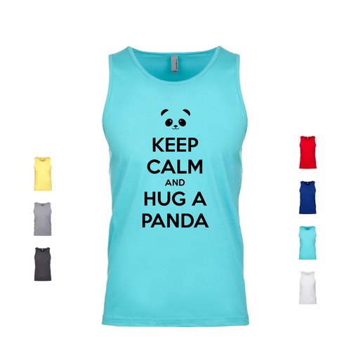 Keep Calm And Hug A Panda furry cute bear cuddly giant nature baby Men ...