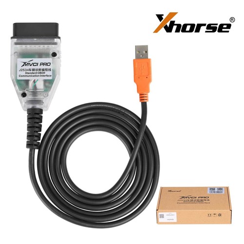 Xhorse MVCI PRO J2534 Car Diagnostic Cable for Ford Mazda Honda IDS ...
