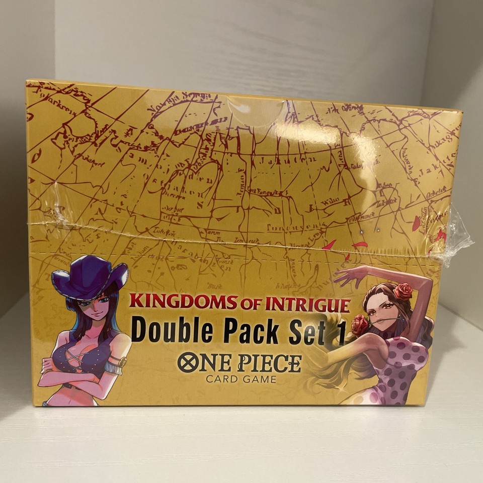 DP-01 Sealed English Kingdoms of Intrigue OP-04 Double Pack Case One ...