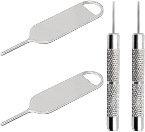 4 Pcs SIM Card Removal Openning Tool Tray Eject Pins Needle Opener B ...