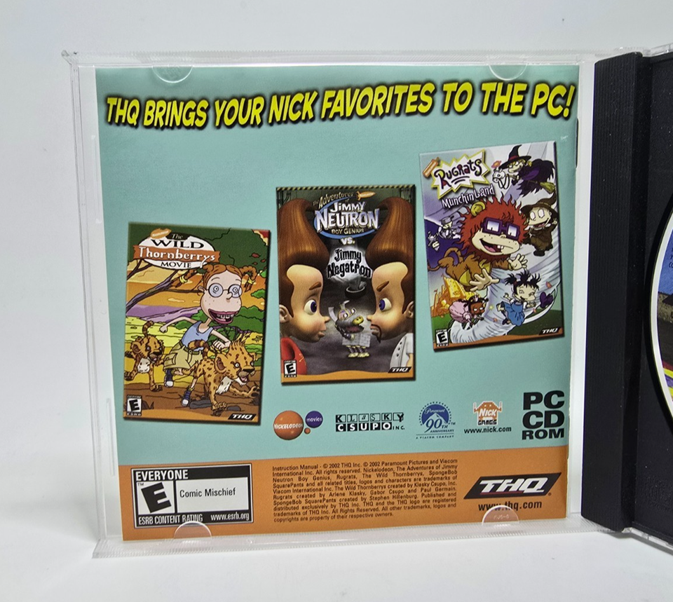 SpongeBob SquarePants: Employee of The Month PC CD-ROM 2002 Edition | eBay