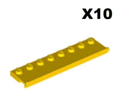 Lego ® Lot 10 Plaque 2x8 Coulissant Porte Plate Door Rail Yellow 30186 ...
