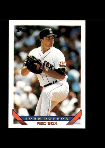 John Dopson : 1993 Topps MLB Baseball Card #187 : Boston Red Sox | eBay