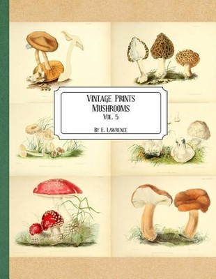 Vintage Prints: Mushrooms: Vol. 5 by E. Lawrence (English) Paperback ...