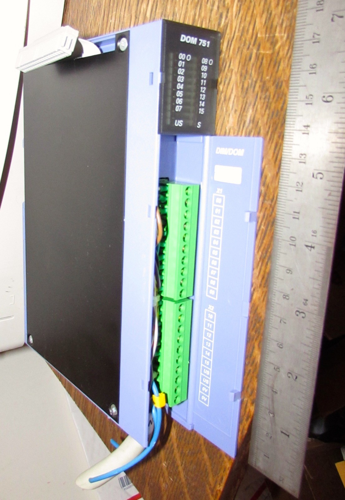 Selectron MAS PLC Selecontrol DOM 751 16 Channel I/O Module 411.0101 CH ...