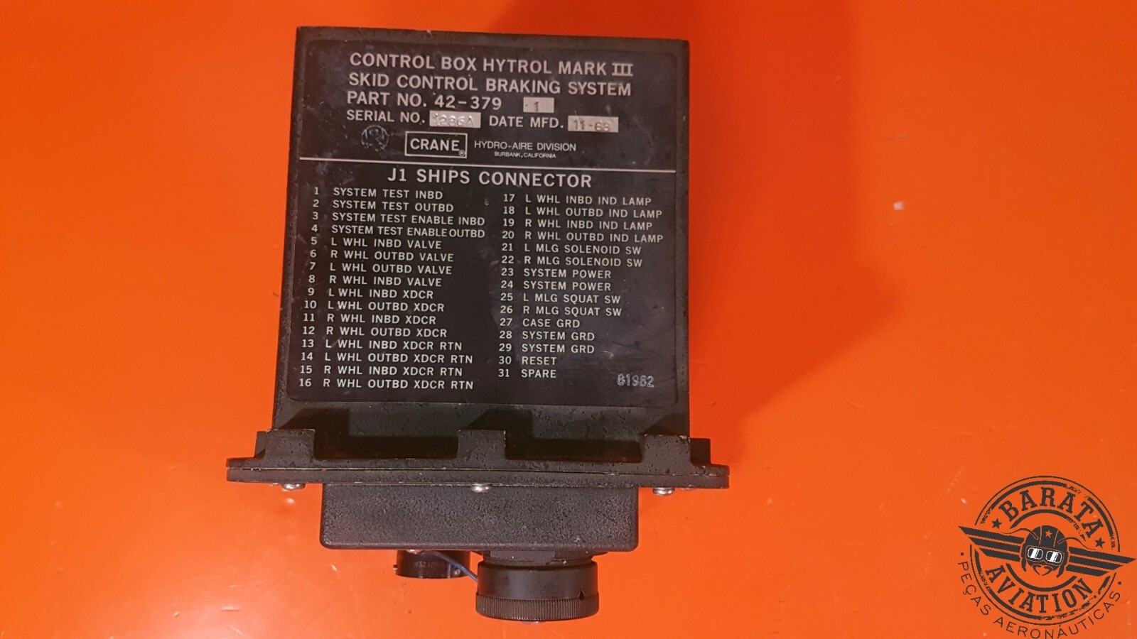 42-379-1 Hydro-Aire Control Box Anti Skid | eBay