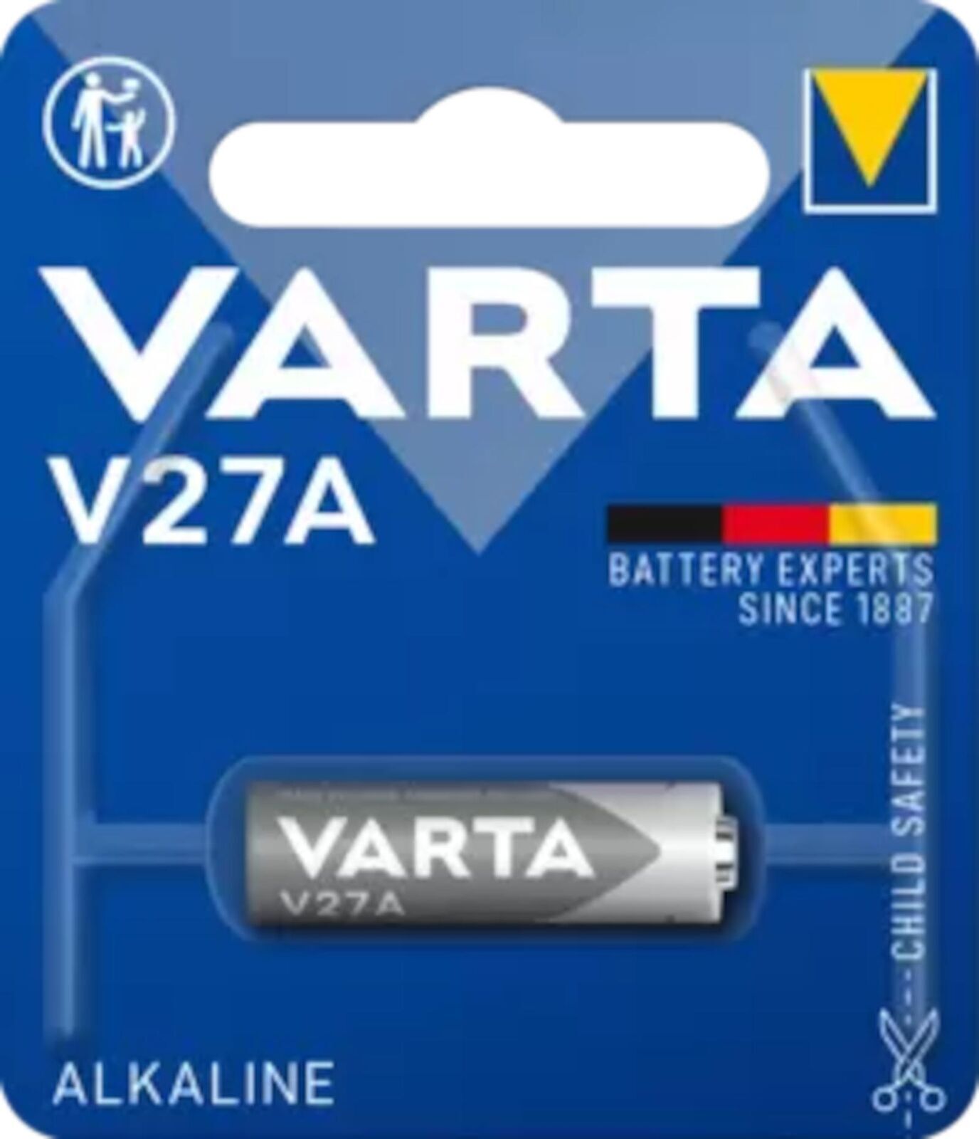 Varta V27A MN27 LR27A 12V battery alkaline manganese dioxide 19mAh 12 V ...