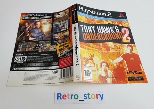 Sony Playstation PS2 - Tony Hawk's Underground 2 - Jaquette / Cover | eBay