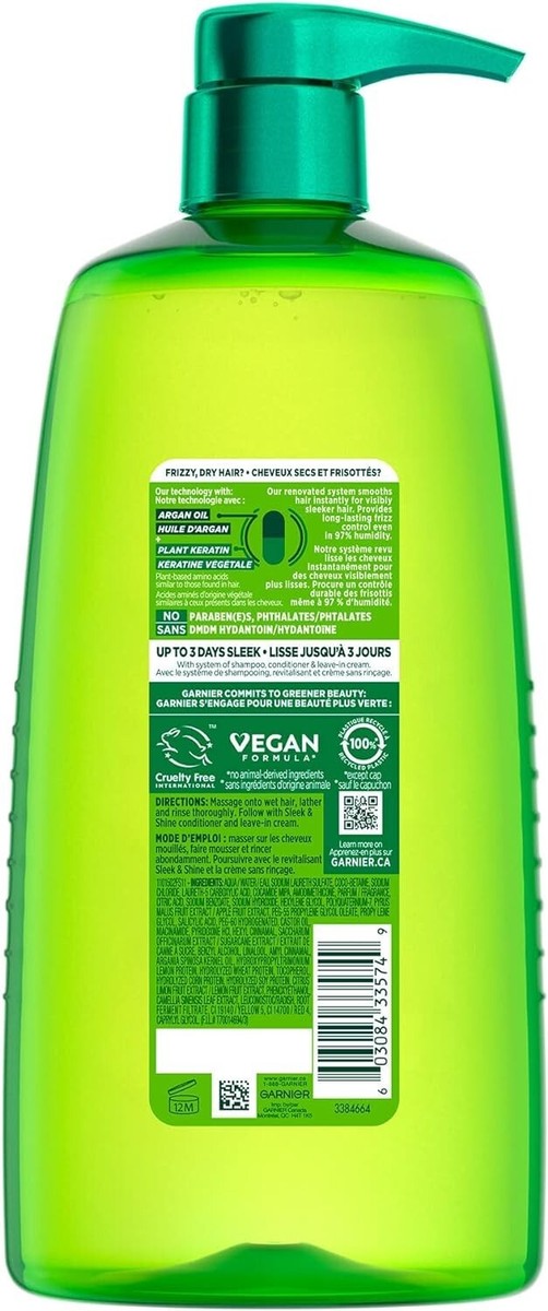 Garnier Fructis Shampoo Ingredients