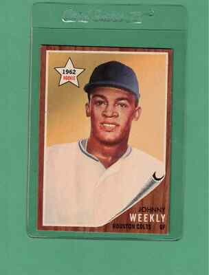 1962 Topps Houston Colts Johnny Weekly # 204 NM-MT Tough Card !!! | eBay