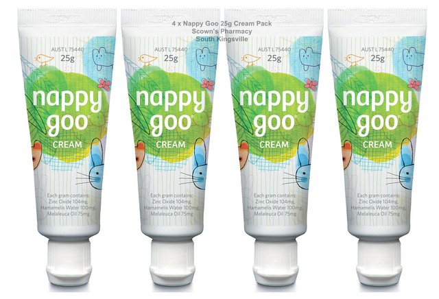 5 X Nappy Goo Cream 25g Travel Size Value Pack Royal Children's ...