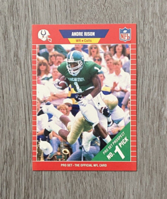 1989 NFL Pro Set Football | Andre Rison RC | #497 | Indianapolis Colts ...