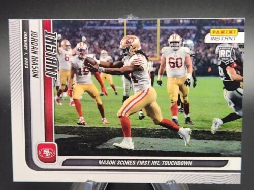 2022 Panini Instant Jordan Mason Rookie Card RC /216 49ers | eBay