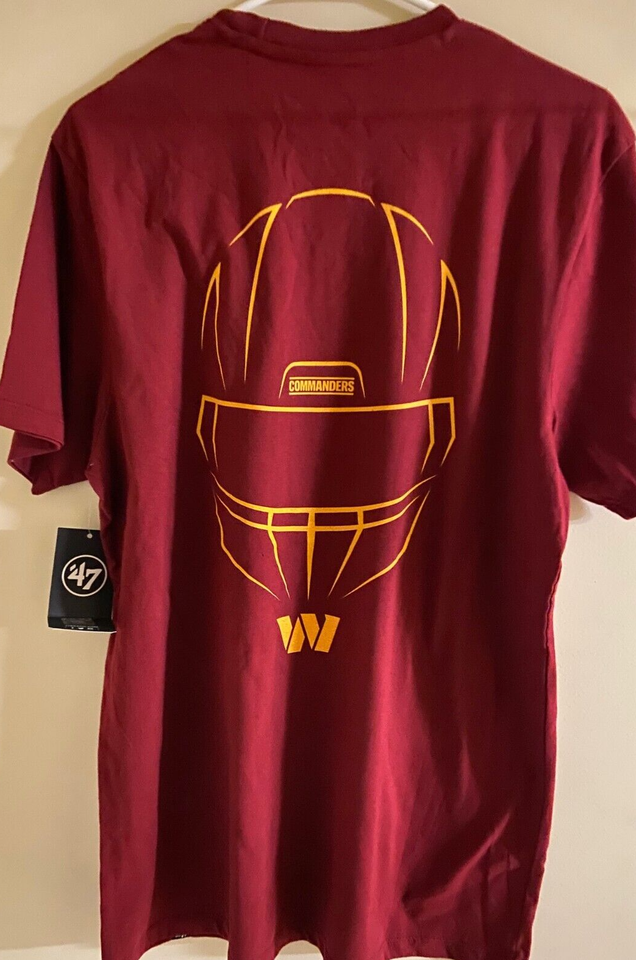 Washington Commanders Two Sided Men's Shirt 47 Brand Multicolor Large ...