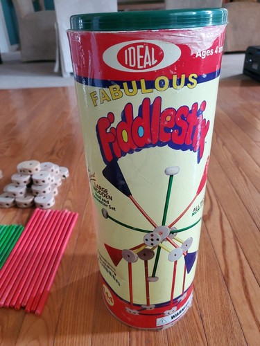 Vintage Fabulous Fiddlestix Classic American Toys All Wood 117 Pieces ...