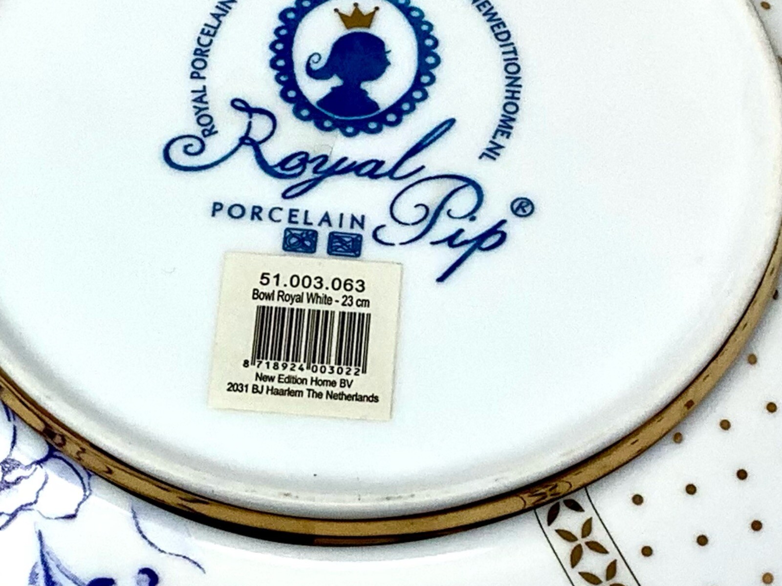 PIP Studio Bowl Dish From Royal White Porcelain Collection made In ...