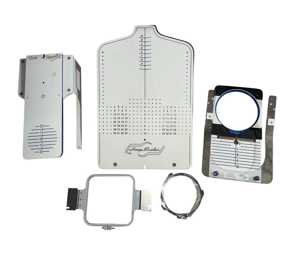 HoopMaster System Bundle + Freestyle + 7.5” Hoop + SWF Hat/Cap Frame ...