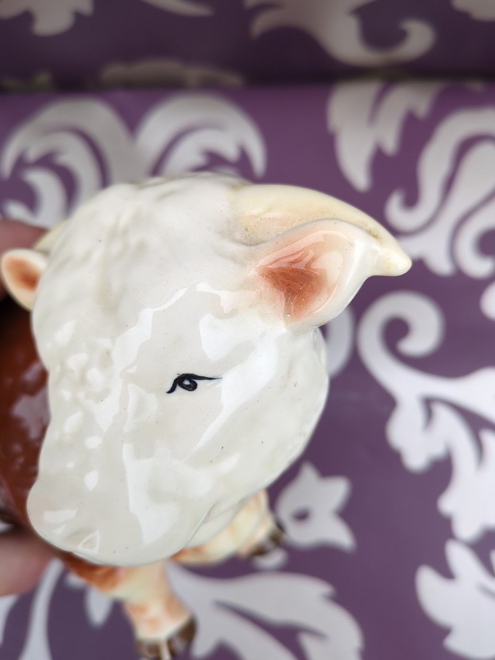 Melba Ware England - Fine Ceramic Hereford Bull - In Excellent ...