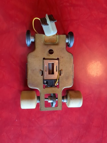 Vintage Riggen 1/32 Brass Pan Chassis With Motor and Wheels. Runs | eBay