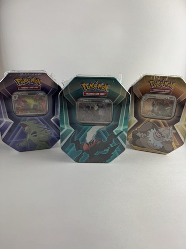 Pokemon TCG Triple Whammy Collector Tin (incl. 3 Booster Packs & Promo ...