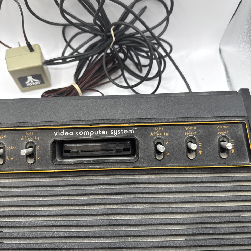 1977 ATARI CX2600 HEAVY SIXER Console Bundle - Untested | eBay