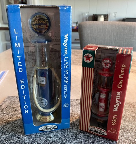 VINTAGE WAYNE GAS PUMPS 1 SMALL 1 LARGE | eBay