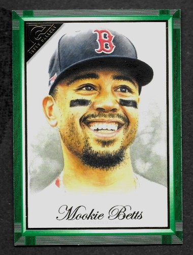 2019 Topps Gallery #117 Mookie Betts (Green) (30/99)- EXMT | eBay