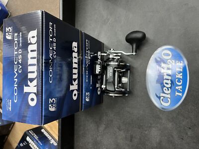 2PK OKUMA CONVECTOR CV-45D LINE COUNTER LEVELWIND TROLLING REELS | eBay