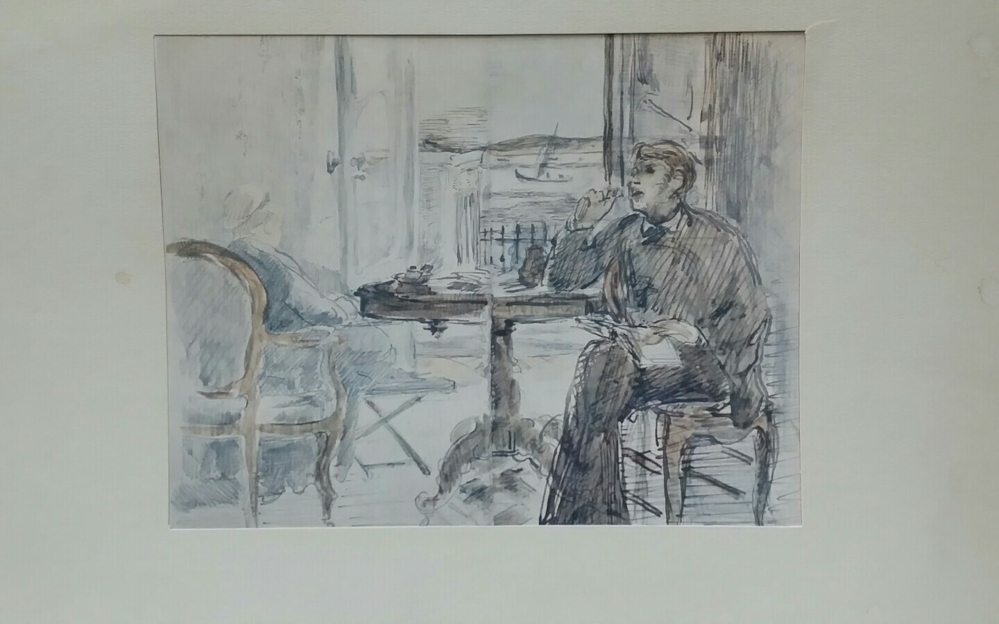 FOGG ART MUSEUM, VINTAGE Print: RARE MANET: “Seaside Villa ” | eBay