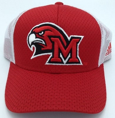 NCAA Miami University Redhawks Adidas Mesh Back Snap Back Cap Hat Style ...