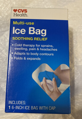 CVS Health Multi-Use 6-Inch Ice Bag w/ Cap New In Box Great Price | eBay